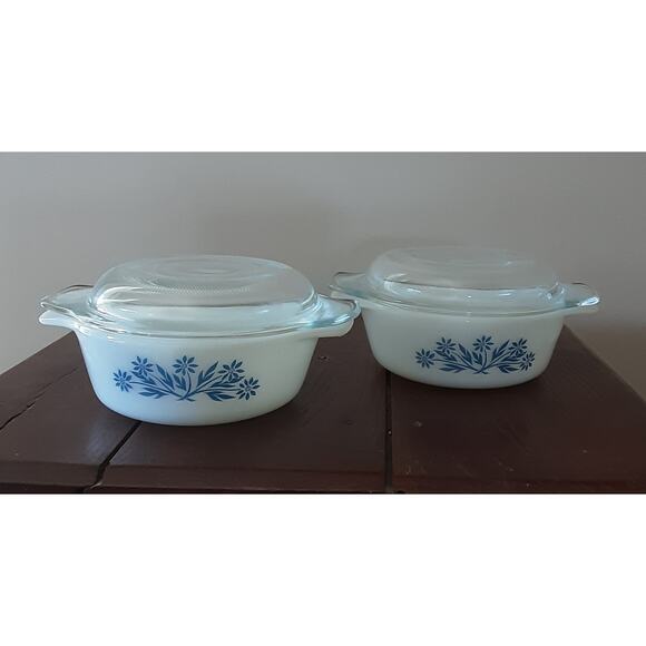 Anchor Hocking | Kitchen | Vintage Anchor Hocking Mini Covered Dishes ...